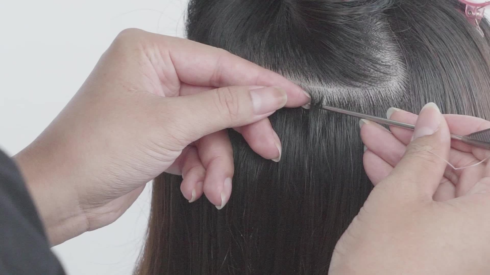 Yaki Kinky Straight Microlinks Ring Beads Human Hair Extensions I Tip ...