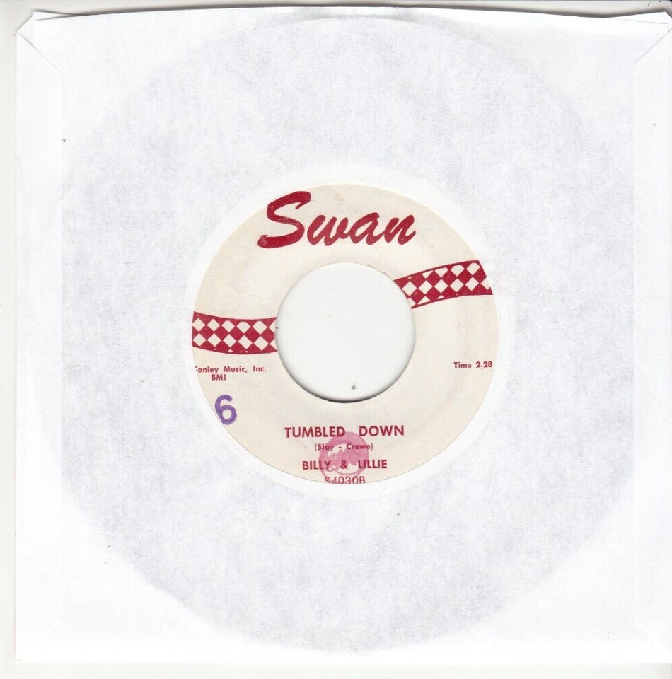 BILLY & LILLIE - ALOYSIUS HORATIO THOMAS, THE CAT - SWAN RECORDS 45 ...