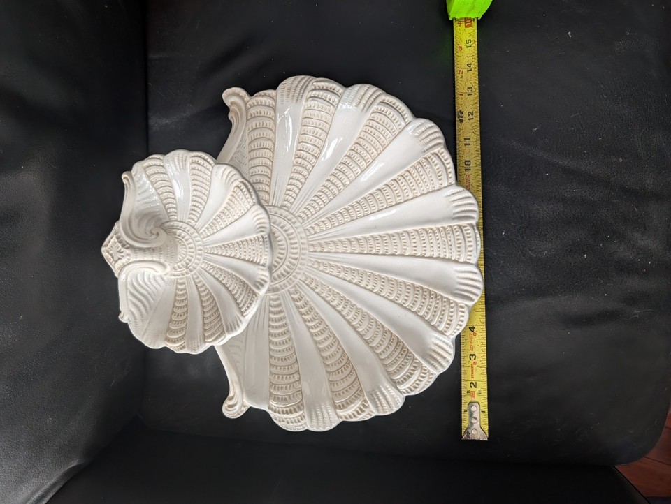 Lenox BUTLER'S PANTRY 2-Tier Shell Shaped Server Bowl - Made in Italy ...