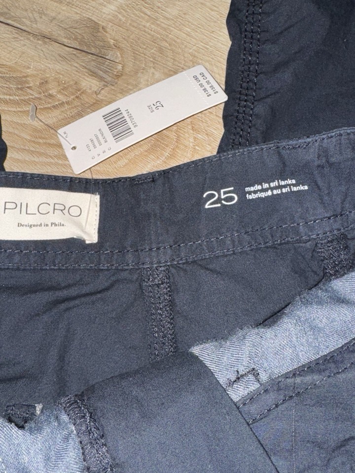NWT 25 Pilcro Parachute Curve Barrel Pants- Midnight Blue | eBay