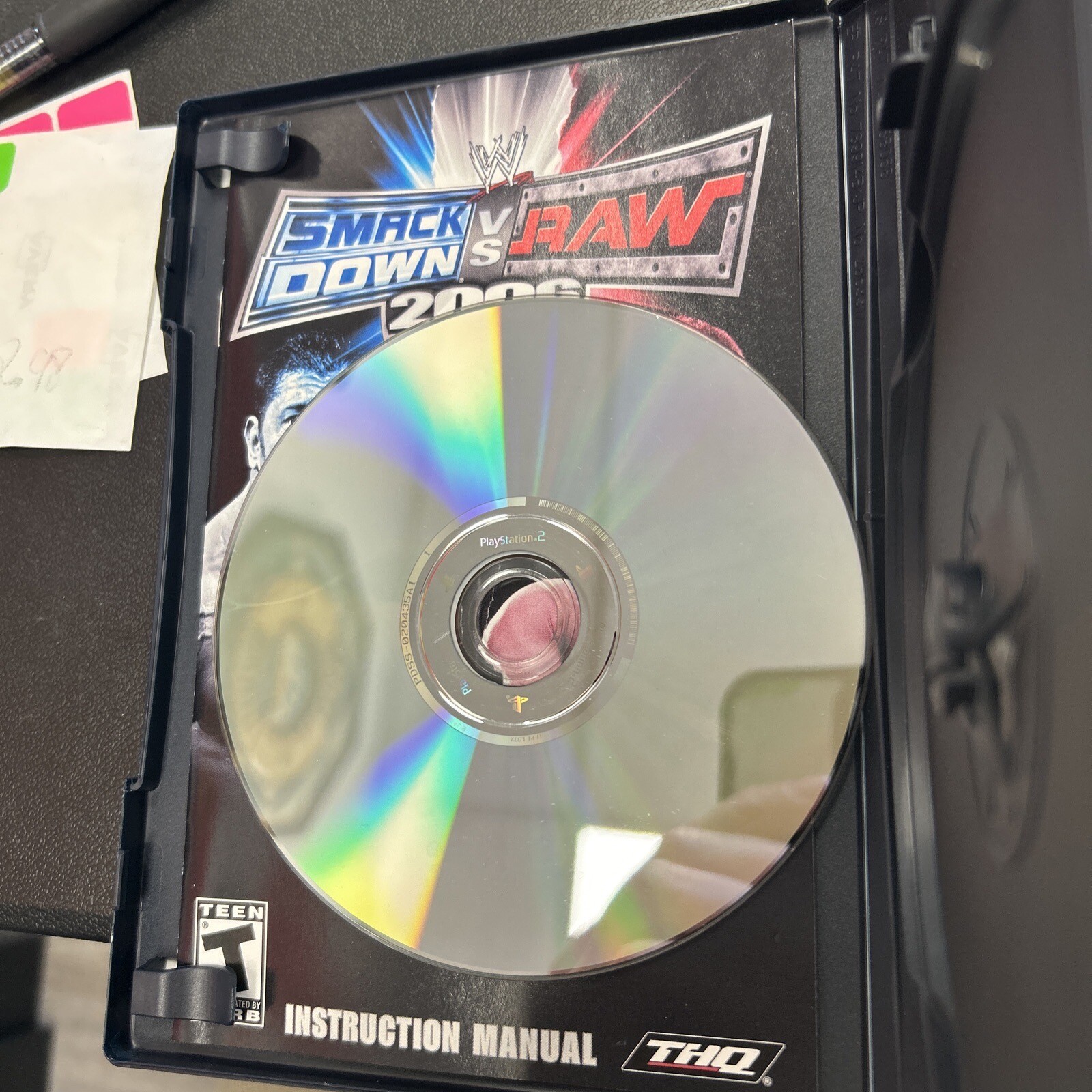 WWE SmackDown vs Raw 2006 PS2 Sony PlayStation 2 CIB Game Complete ...