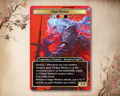Edgar Markov #2 - High Quality Custom Card [ Alternative Custom Art ...