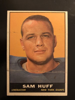 1961 Topps Sam Huff #91 EX HOF | eBay