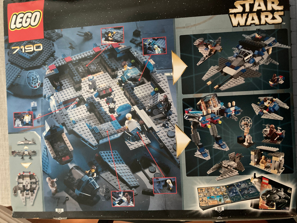 LEGO Star Wars: Millennium Falcon - 7190 (Leia, Luke, Han, Chewie) 663 ...