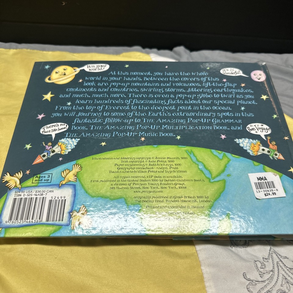 The Amazing Pop Up Geography Book Amazing Pop Ups In Tact Complete ...