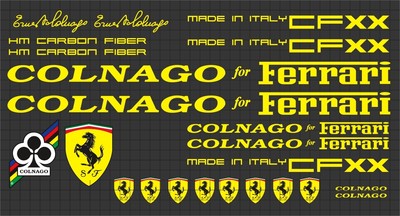 Decals, Stickers - Colnago Decals - Nelo's Cycles