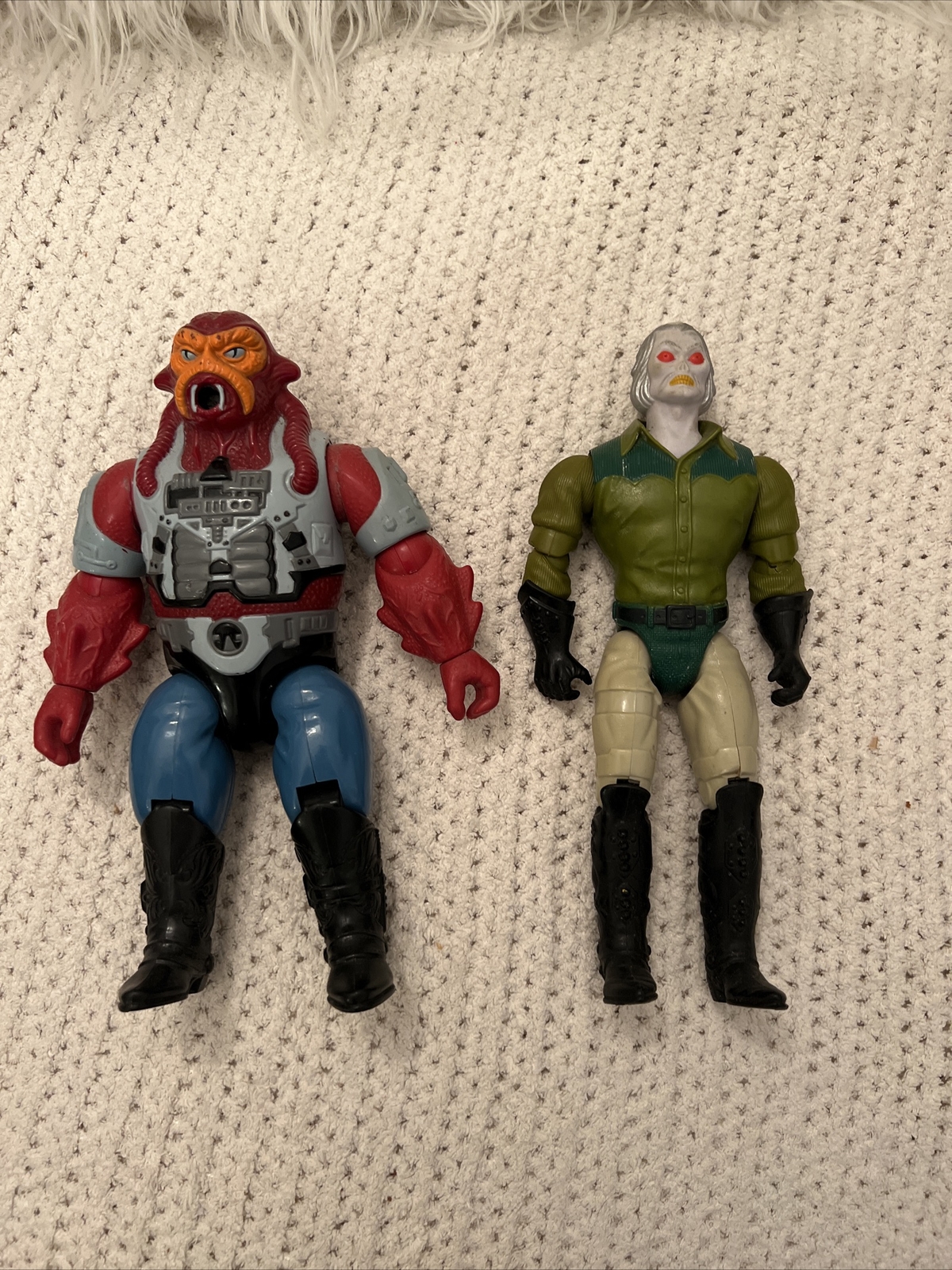 1986 Mattel Bravestarr Lot Of 2 TEX-HEX & Sandstorm Figures Only ...