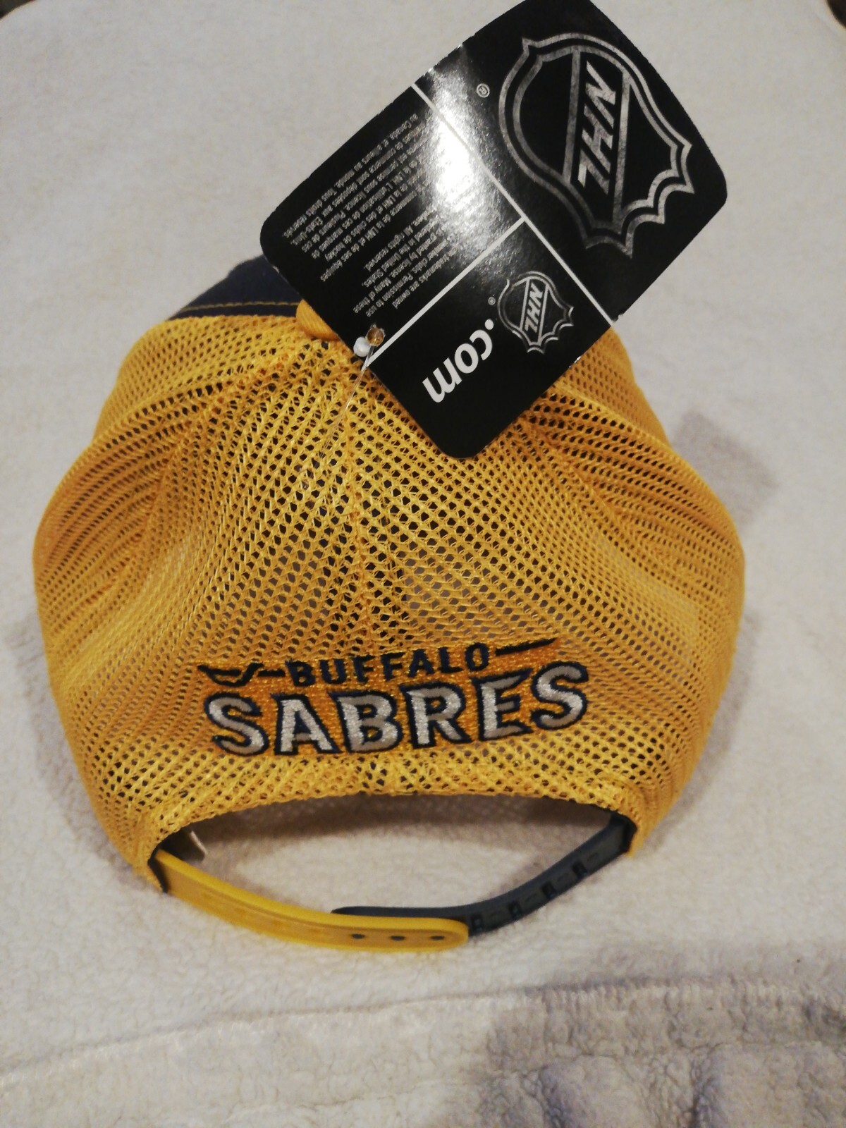 New Buffalo Sabres Boys NHL Adjustable Snapback Cap Hat Yellow /Blue | eBay