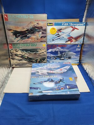 Vintage 6 Sealed Kits 1/72 Aircraft Models Revell Hasegawa DML Hobby ...