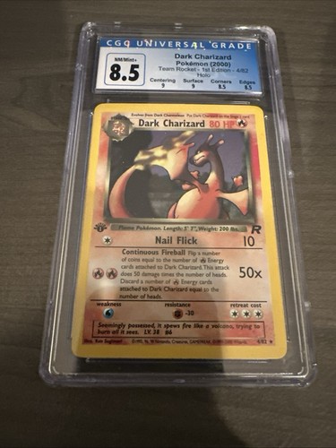 Pokemon Dark Charizard Team Rocket 1st Edition Holo # 4/82 CGC 8.5 | eBay