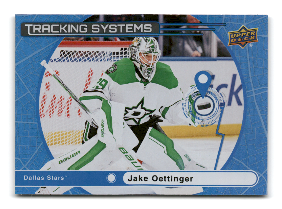 2025-26 Upper Deck Series 1 - Tracking Systems Jake Oettinger #TS-19 ...