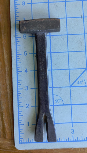 Vintage Bridgeport Howe Baby Terrier Crate Tool Hammer Pry bar | eBay