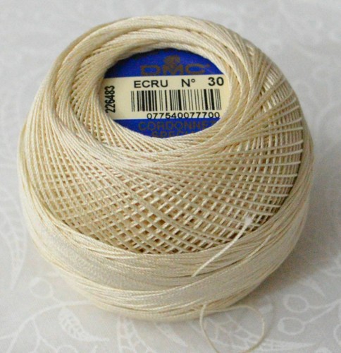 DMC Cordonnet Special, 6 Cord Crochet Cotton, Size 30, 20g Ball, ECRU ...