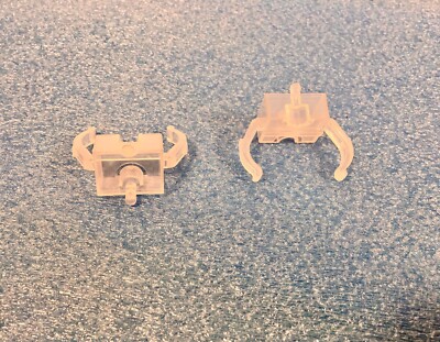 Vertical Horizontal 2G11 Lamp Flouresent Tube Double Support Clip Clear ...