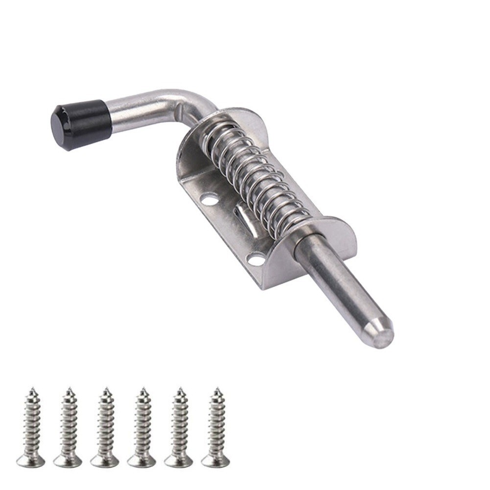 Durable Stainless Steel Bolt Latches 12pcs Spring Loaded Locks for ...