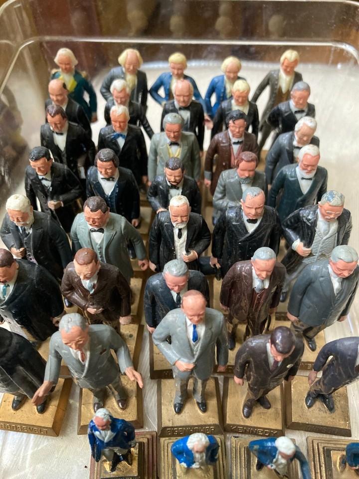 Vintage 1960's Marx Presidents Painted Figures Lot of 35 plus J J Hong ...