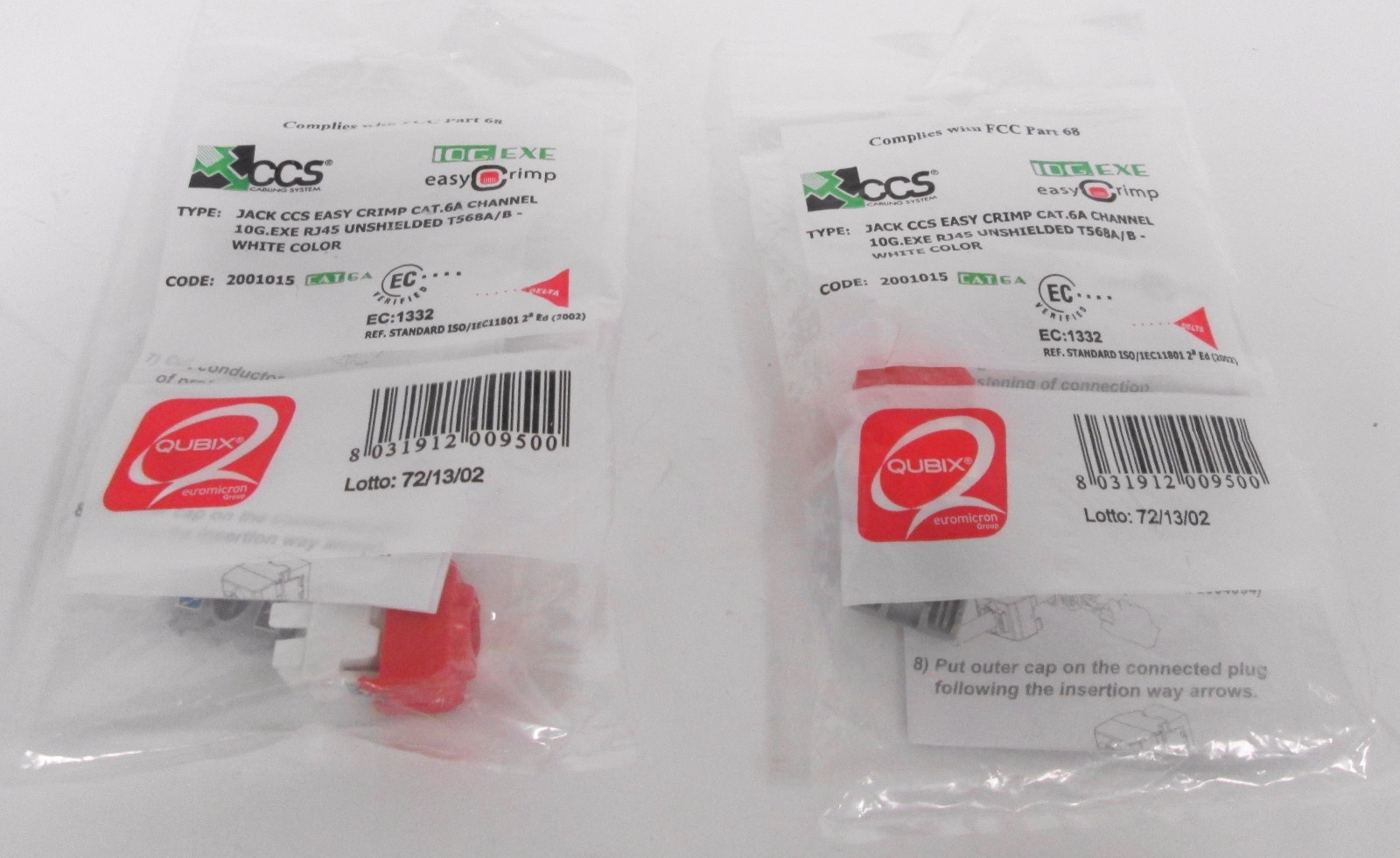 CCS Easy Crimp Jacks 2001015 (Lot of 2) | eBay