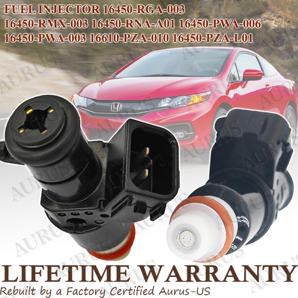 x1 OEM KEIHIN Fuel Injector for 2003-2011 Honda Civic Hybrid 1.3L 16450 ...