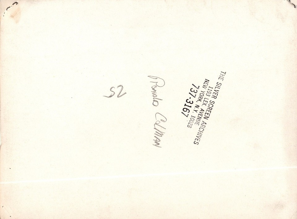 Ronald Colman (1950s) Original Vintage Handsome Portrait Photo K 355 | eBay