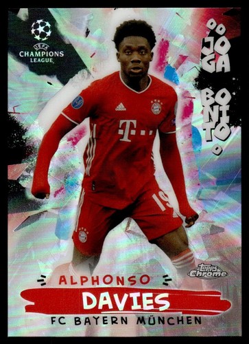 Alphonso Davies JOGA BONITO 2021 Topps Chrome #JB-9 Soccer Card | eBay