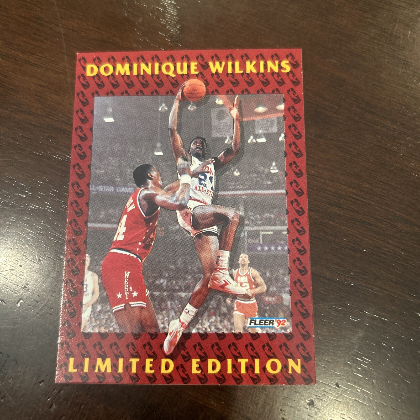 1991-92 Fleer - Dominique Wilkins Limited Edition #7 Dominique Wilkins ...