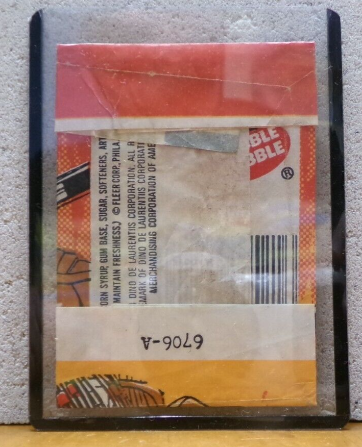 DUNE ORIGINAL 1984 FLEER TRADING CARD WRAPPER KYLE MACLACHLAN IN TOP ...