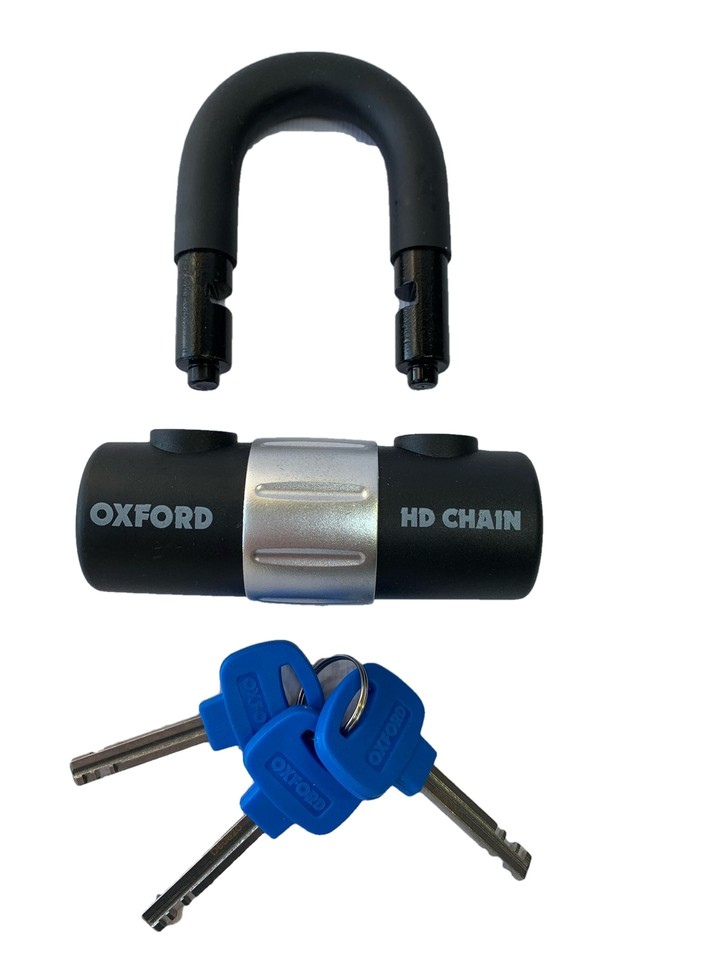 Motorcycle Lock Chain 1.0m Oxford HD Motorbike Sold Secure Bike Lock ...