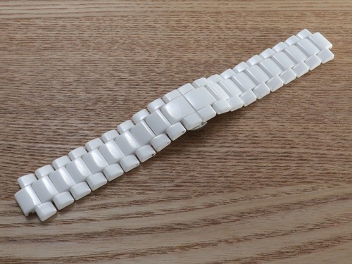 For Emporio Armani AR1456 Watch White 22mm Ceramic Strap Band Bracelet ...