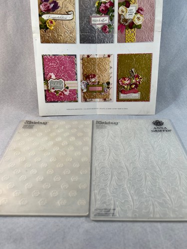 2 Anna Griffin 5" x 7" Emboss Folders with Idea Sheet | eBay