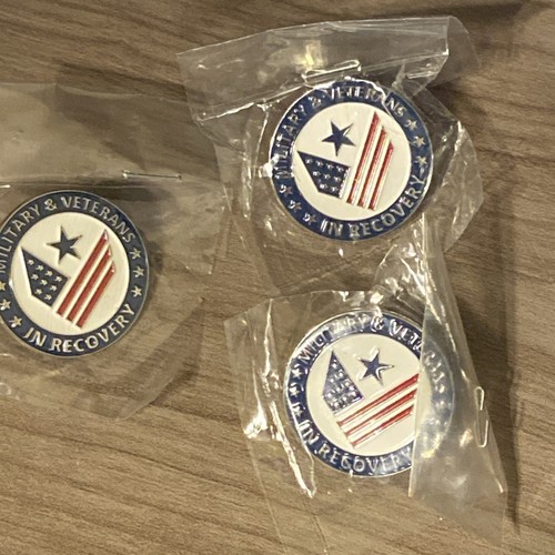 3 Military Veterans in Recovery Pins Military Lapel Hat Pin New | eBay