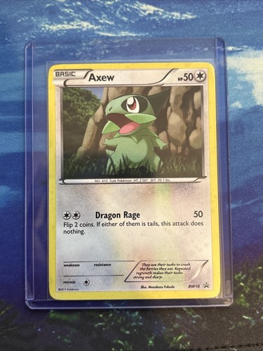 Pokémon TCG -Axew BW10 Blackstar Promo Black And White NM | eBay UK