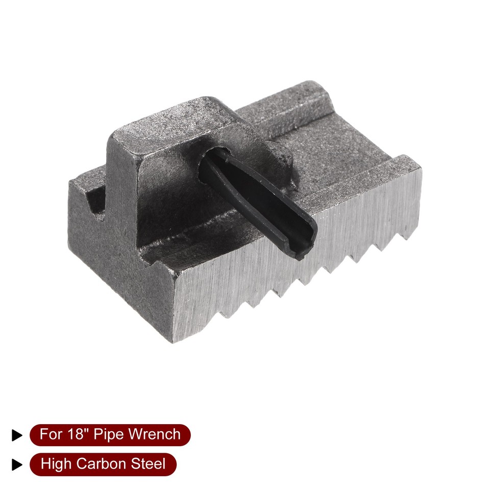 Pipe Wrench Heel Jaw with Pin Assembly 18" Wrench Carbon Steel | eBay UK