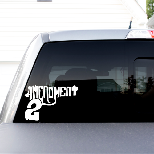 Pro Gun 2A Vinyl Decal Car Truck Sticker Bumper Window Texas Guns Trump ...