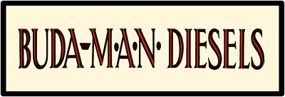 BUDA MAN Diesel Engines Metal Sign - 12" x 36" USA STEEL XL Size - 4 ...