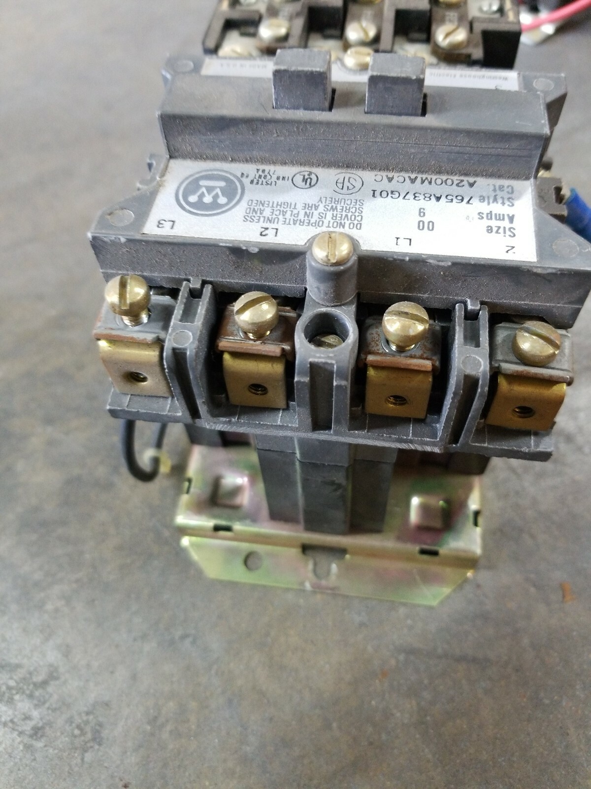 Westinghouse a200macac, style 765A837G01 Motor Starter 240V COIL | eBay