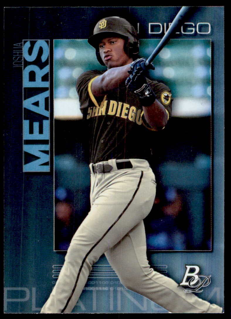 2020 BOWMAN PLATINUM TOP PROSPECTS JOSHUA MEARS SAN DIEGO PADRES #TOP ...