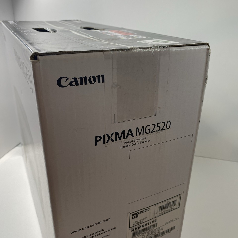 Canon PIXMA MG2520 Inkjet All-in-One Color Photo Printer 8330B002 New ...