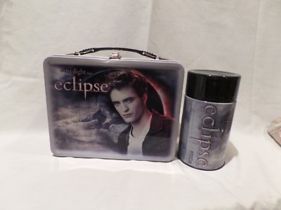 RARE "THE TWILIGHT SAGA":ECLIPSE METAL LUNCH BOX WITH MATCHING THERMOS ...