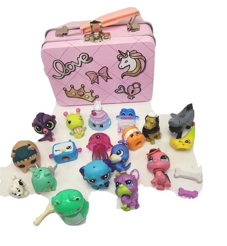 LITTLEST PET SHOP LPS Hasbro LOT 14 PETS PLUS Accessories plus extra ...