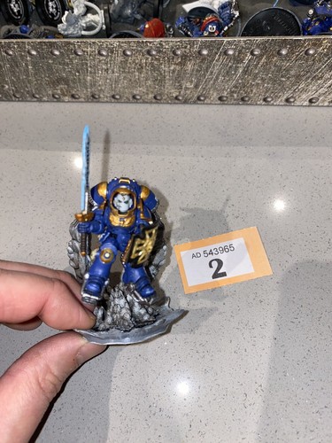 Primaris Smash Captain Ultramarine Kitbashed With Relic Sword And Storm ...