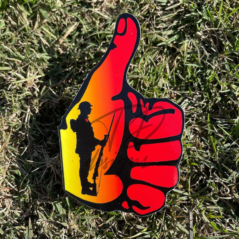 ANZAC Thumbs up decal sticker | eBay Australia
