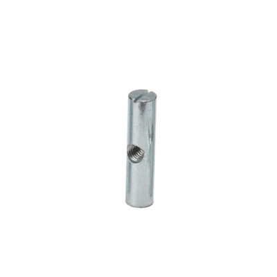 M8 x 50mm Slotted Metal Furniture Cross Dowel / Barrel Nut - Centre ...