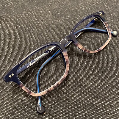 l. a. Eyeworks TWILL One Pair 962 Frame Indigo Blue Grey Tan Split ...