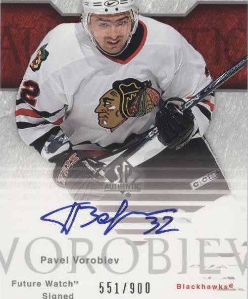 2003-04 SP Authentic - Future Watch Pavel Vorobiev #138 /900 (AU, RC ...