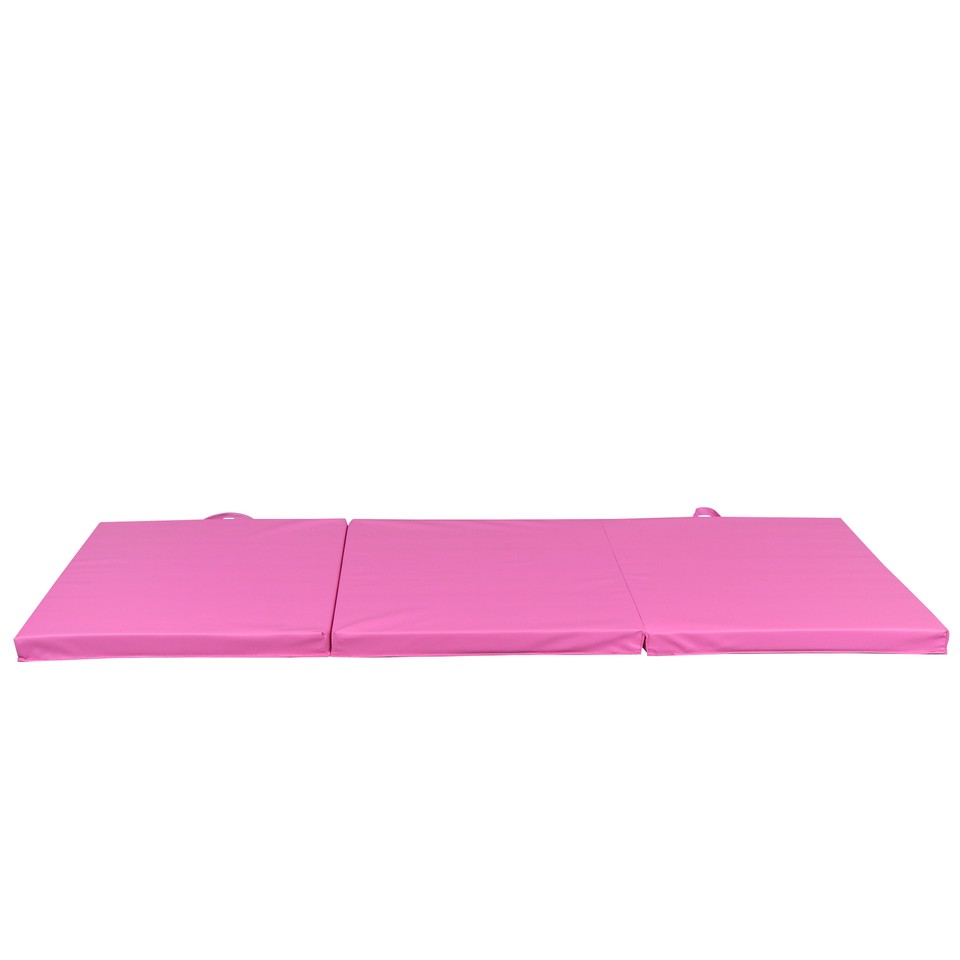 6' Tri-Fold Gym Mat Ideal for several workout activities Gymnastics ...