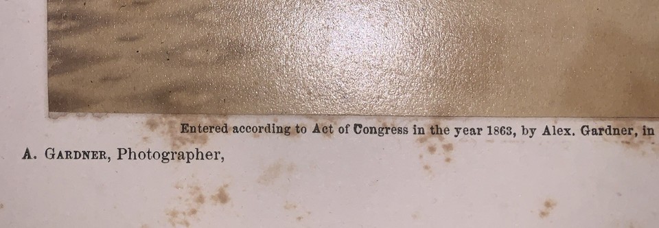 1863, ALEXANDER GARDNER, POLITICA E POESIA DEL NEW ENGLAND, SUMNER E ...