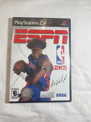PlayStation 2 ESPN NBA 2K5 Complete CIB PS2 Basketball Ben Wallace ...