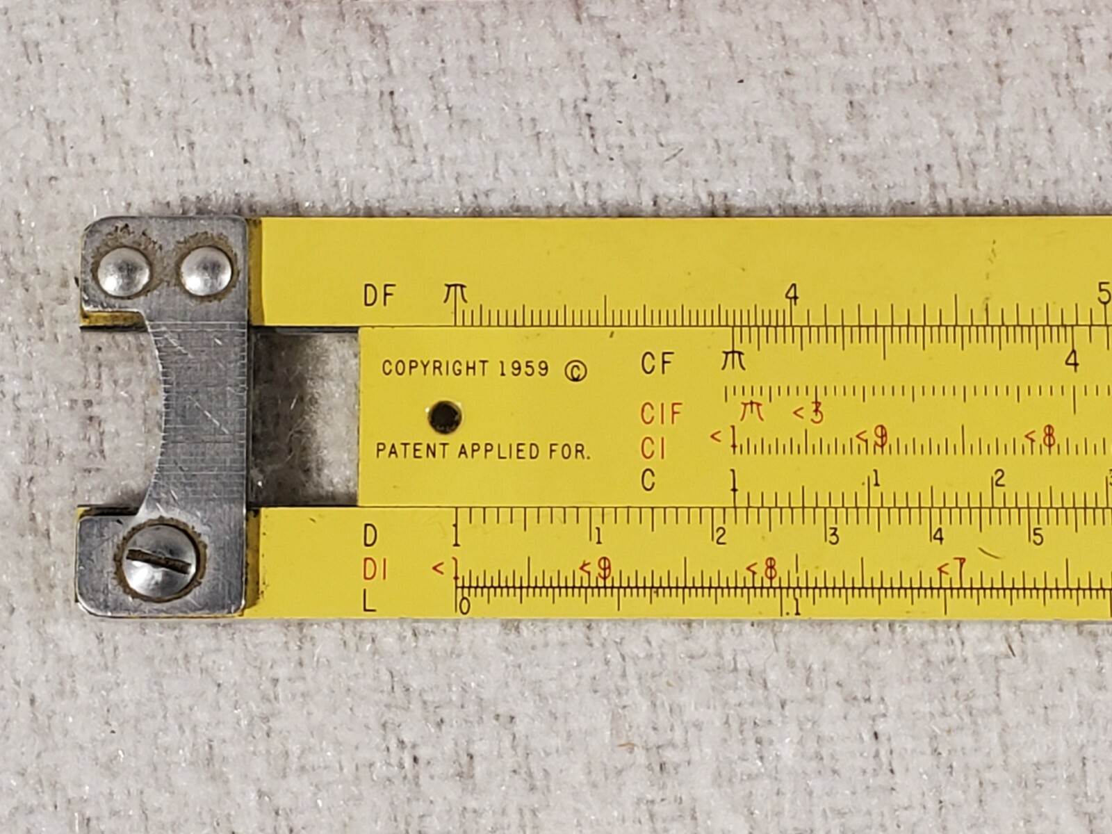 Vtg 1959 Pickett Model N1010-ES TRIG All Metal Slide Rule Ruler in ...