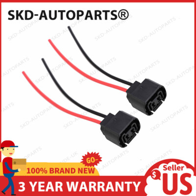 Wire Pigtail Female PS24W 5202 H16 Two Harness Fog Light Bulb Connector ...