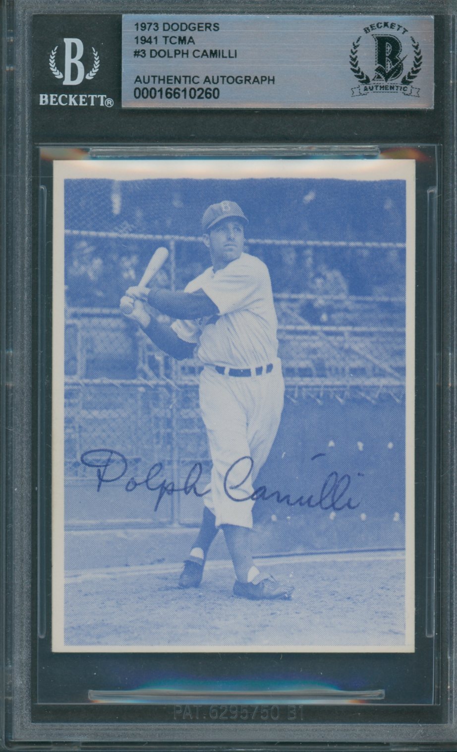 1973 TCMA 1941 Dodgers #3 Dolph Camilli Beckett Authentic Autograph ...